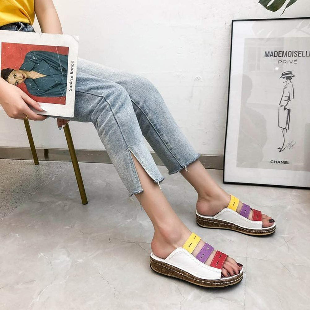 PREMIUM ORTHOPEDIC TRICOLOR SANDALS - 2025 BEST SELLER – BY LUNAS AUSTRALIA