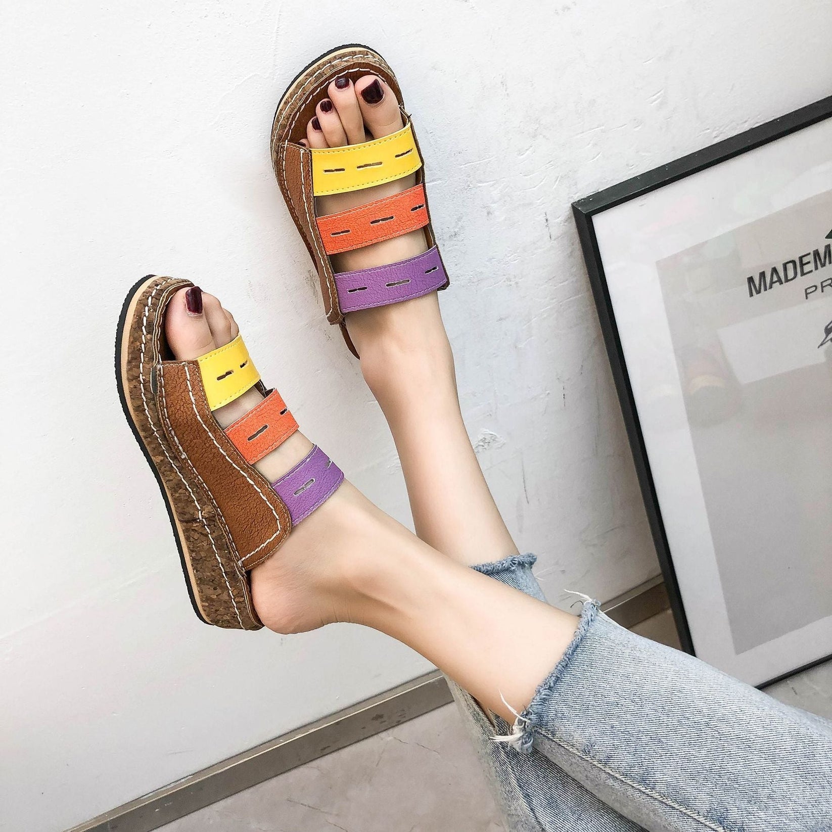 PREMIUM ORTHOPEDIC TRICOLOR SANDALS - 2025 BEST SELLER – BY LUNAS AUSTRALIA