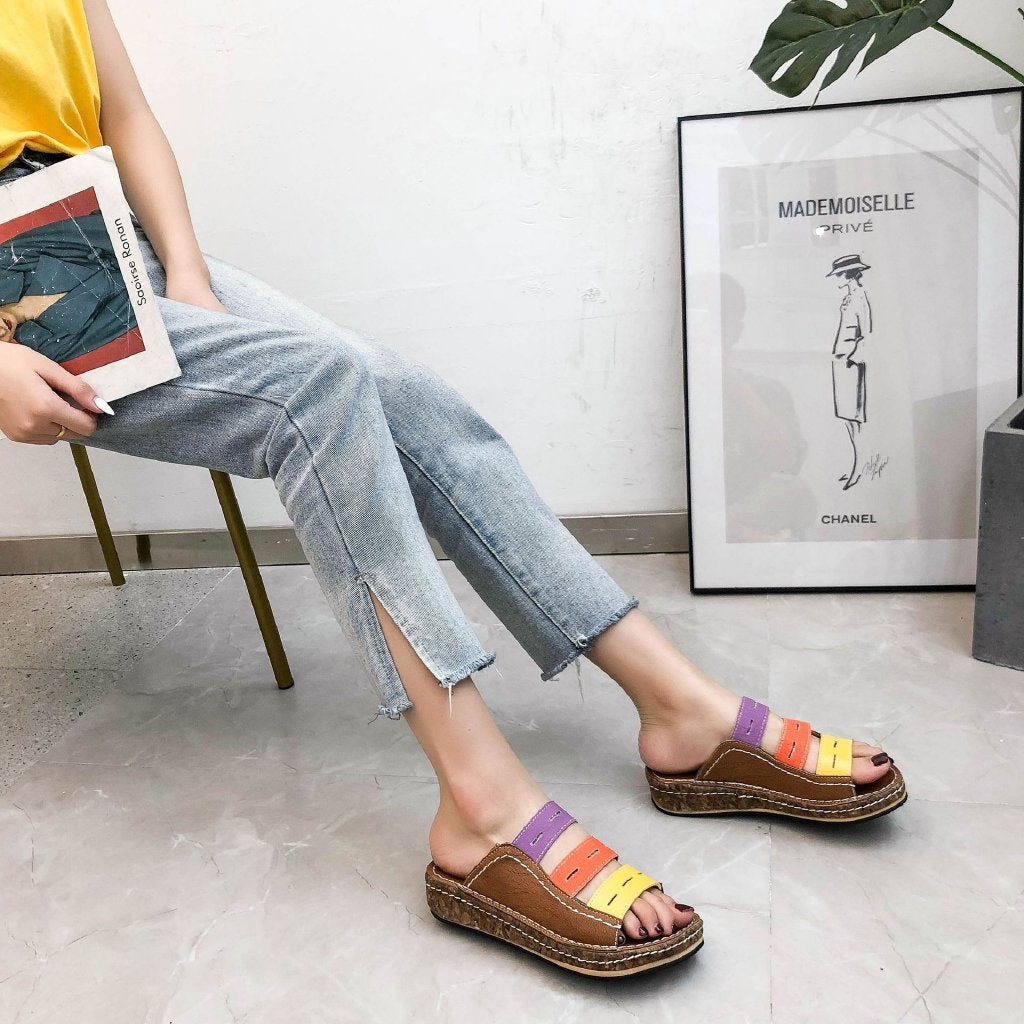 PREMIUM ORTHOPEDIC TRICOLOR SANDALS - 2025 BEST SELLER – BY LUNAS AUSTRALIA